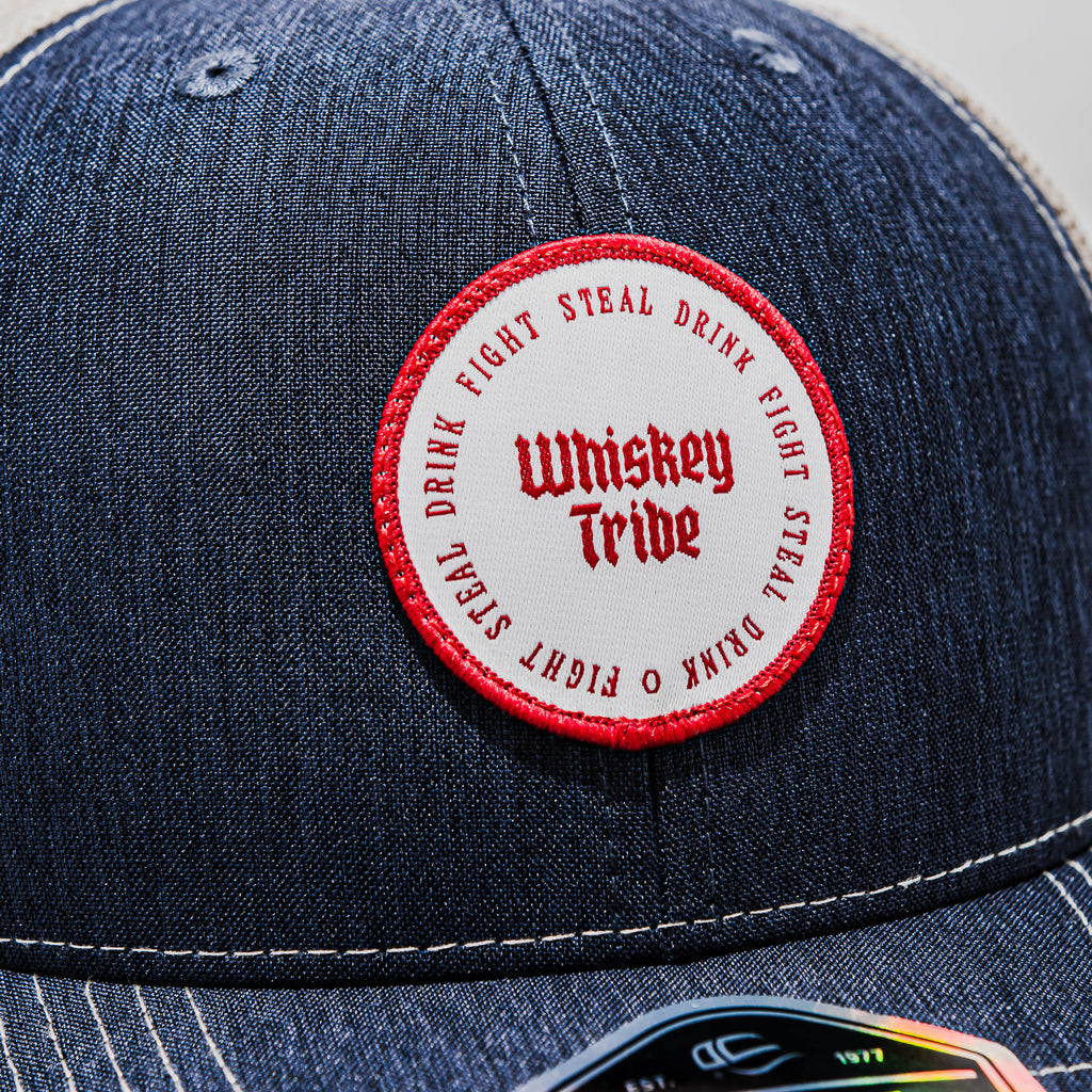 WHISKEY TRIBE LOGO PATCH HAT: DENIM – Whiskey Tribe