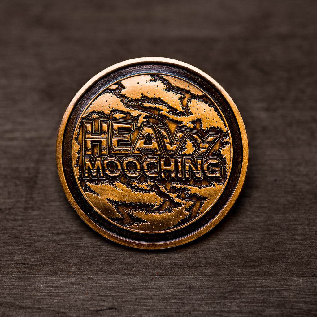 HEAVY MOOCHING GOLD CHALLENGE COIN – Whiskey Tribe