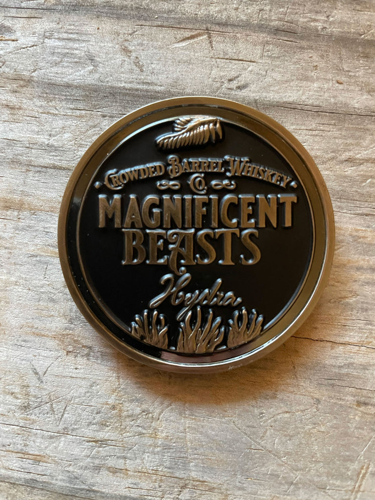 CROWDED BARREL MAGNIFICENT BEASTS™ CHALLENGE COIN – Whiskey Tribe